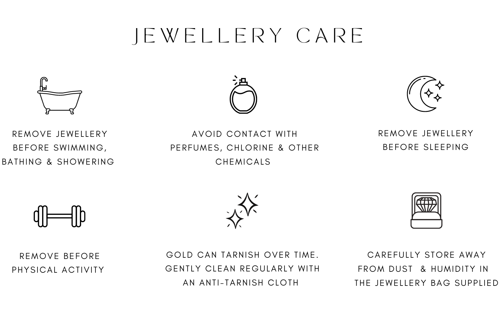 Jewellery Care – MINIMA Jewellery